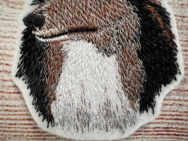Shetland Sheepdog Patch, Dog Badge, Sheltie Dog Patch, Embroidered ...