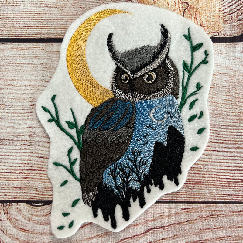 Owl Patch - Etsy