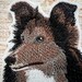 Shetland Sheepdog Patch, Dog Badge, Sheltie Dog Patch, Embroidered ...