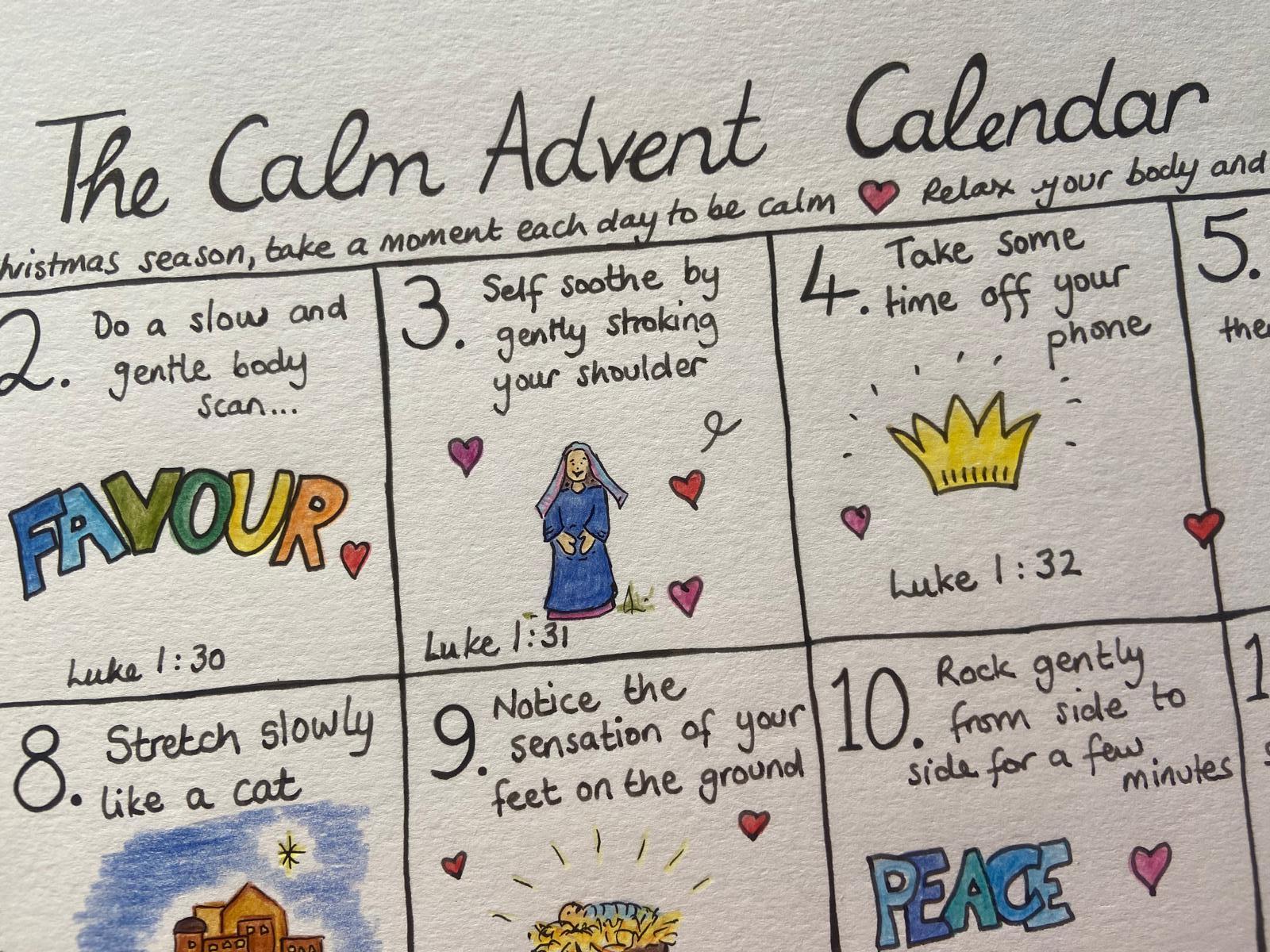 The Calm Advent Calendar (relax, Breathe and Read the Christmas Story ...