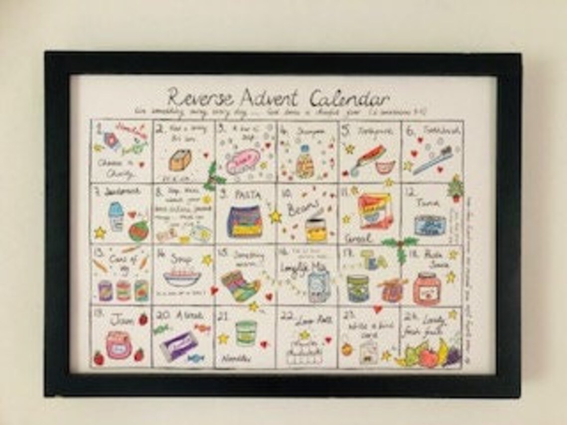 The Reverse Advent Calendar - Etsy