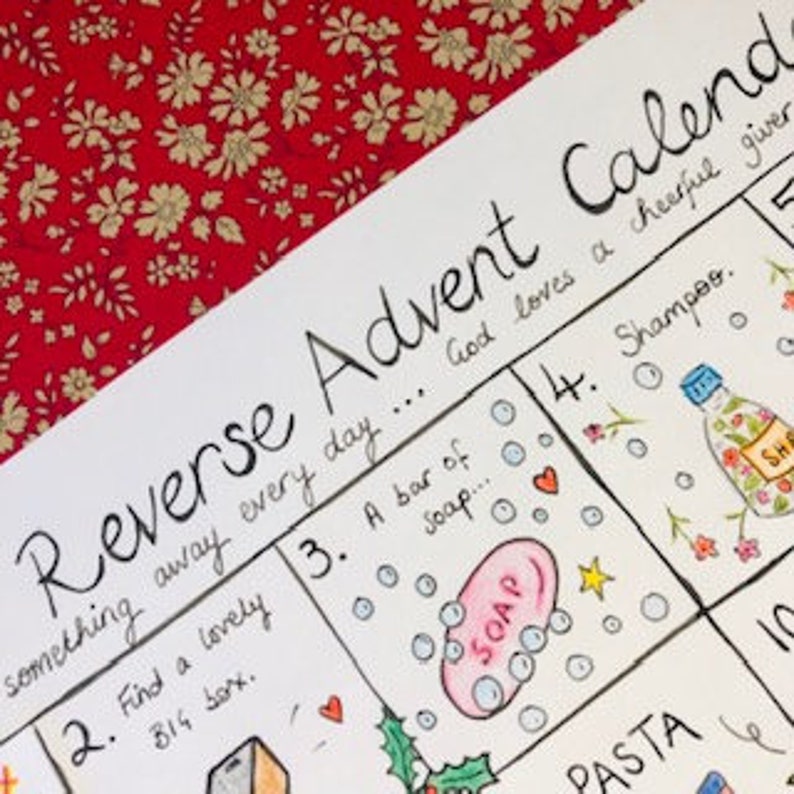 The Reverse Advent Calendar - Etsy