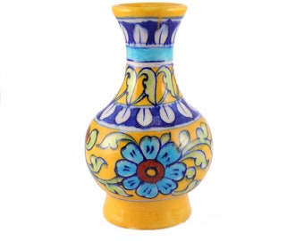 Blue and Yellow Pottery - Etsy