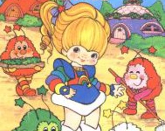Rainbow Brite Coloring Book, Vintage Book to Color, Instant Download ...