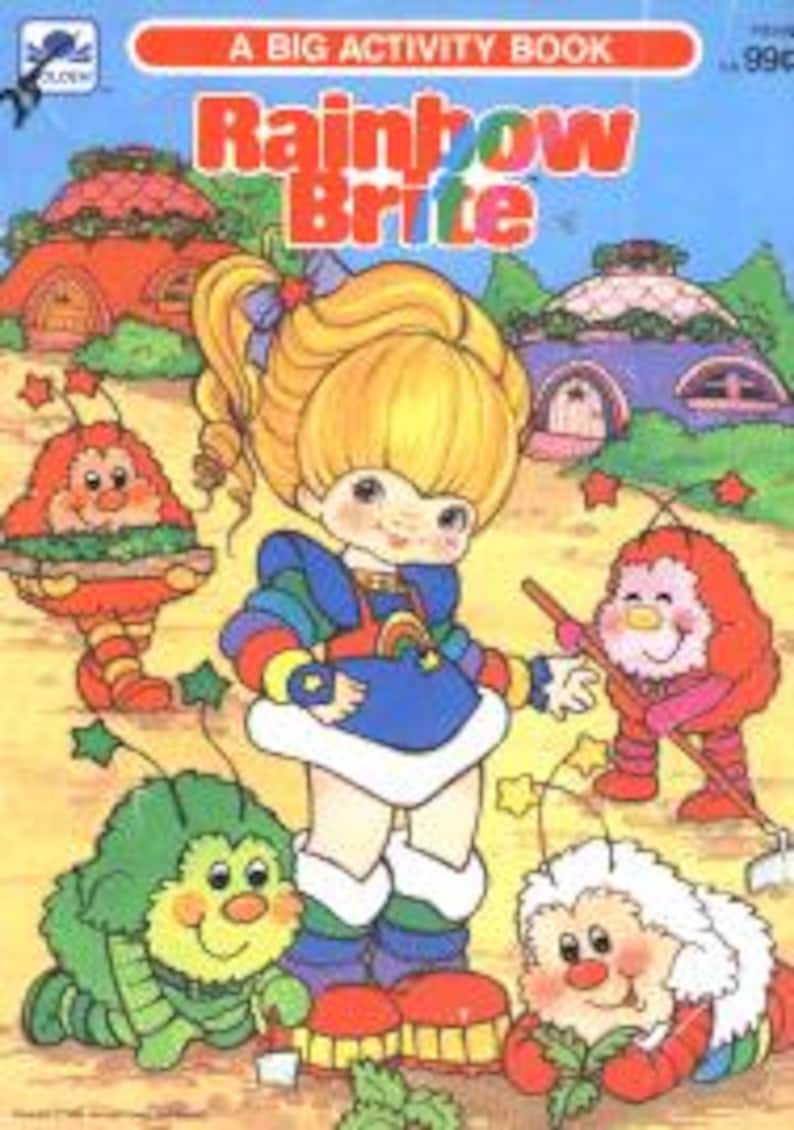 Rainbow Brite Coloring Book - Etsy