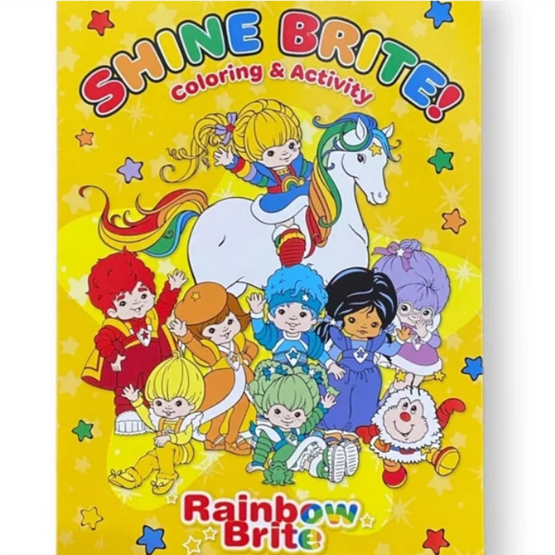 Rainbow Brite Coloring Book - Etsy