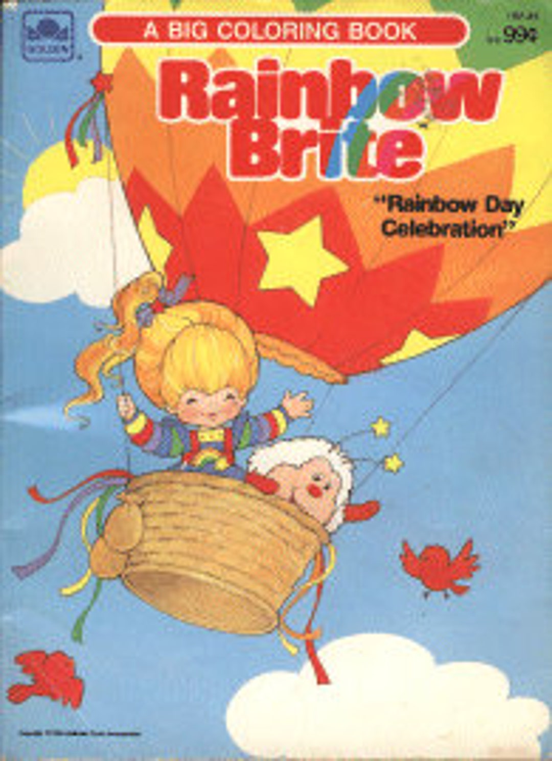 A Delightful Illustration of a Cheerful Rainbow Brite Digital Coloring ...