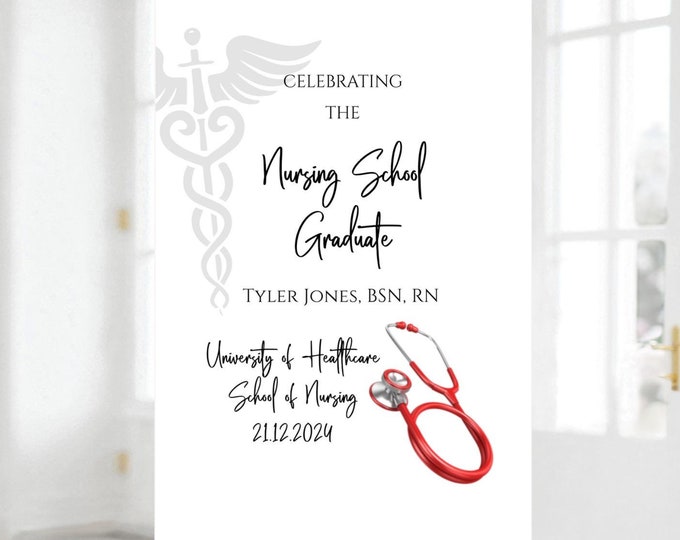 Printable I Survived Nursing School in a Pandemic Sign, Nurse ...