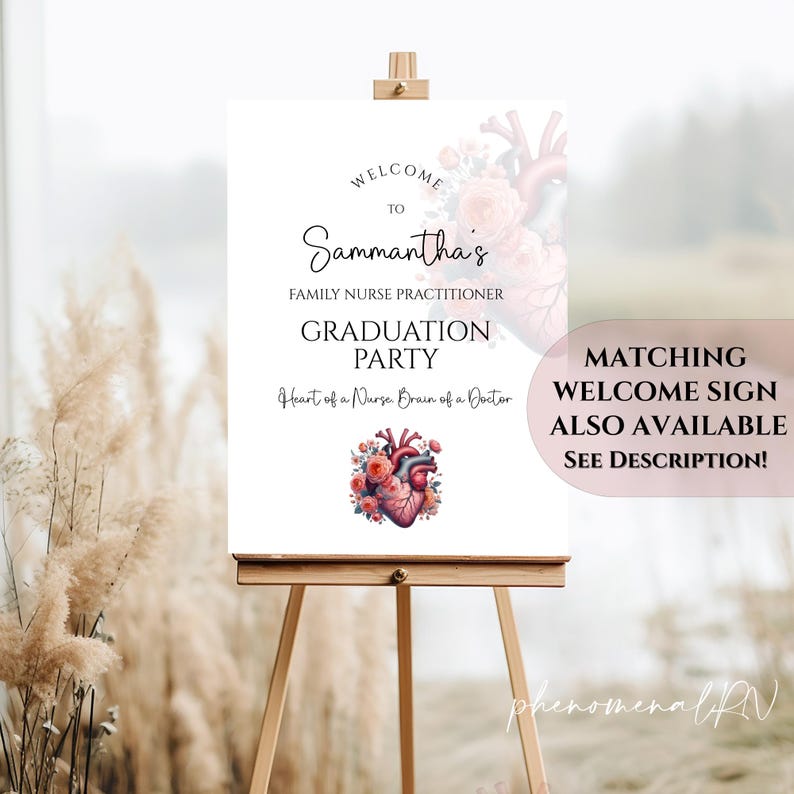 Nurse Practitioner Graduation Invitation, Nurse, NP, FNP, Cardiology ...