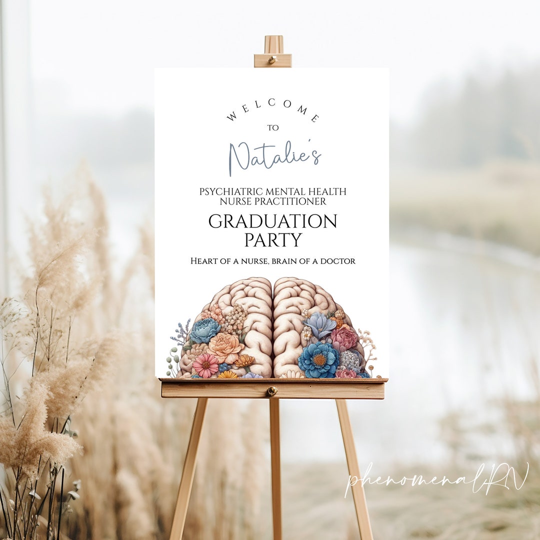 Psychiatric Mental Health Nurse Practitioner Graduation Party Welcome ...