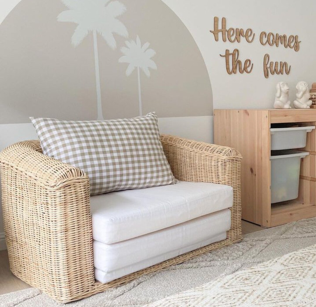 Arch Shape Fabric Wall Decal With Palm Tree Design- Removable and ...