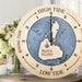 Block Island Nautical Chart High Tide Clock 3D Wood Map Tide - Etsy