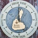 Block Island Nautical Chart High Tide Clock 3D Wood Map Tide - Etsy