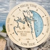 Florida East Coast Tide Clock, 2 Sizes, Ponte Vedra, St Augustine ...