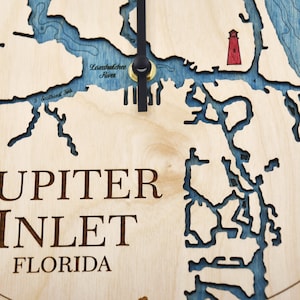 Florida East Coast Tide Clock, 2 Sizes, Ponte Vedra, St Augustine ...