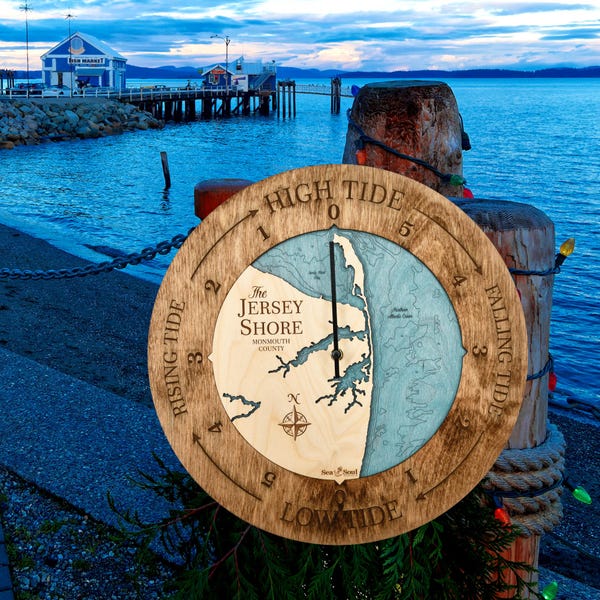 Clock Wall Decor Map - Etsy