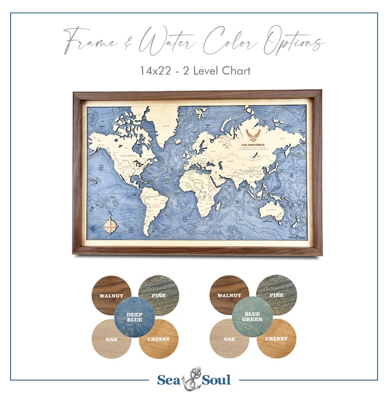 Personalized Military 3D Wood Map: Graduation or Retirement Gift - Etsy