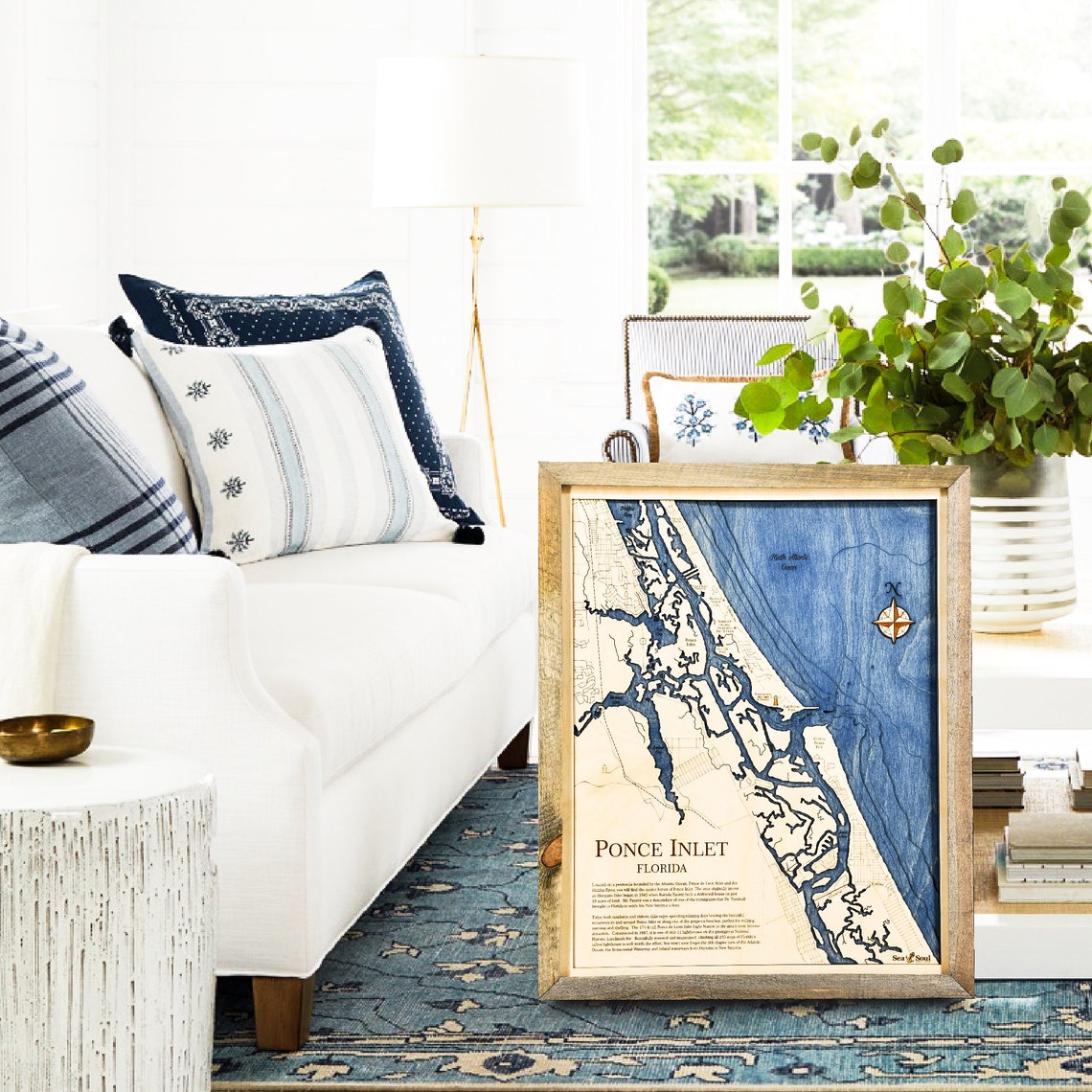 Nautical Chart Wall Art 3D Wood Map Wall Art Fisherman Gift - Etsy