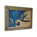 Manatee River Nautical Depth Map Wall Art, Topographic 3D Wood Map ...
