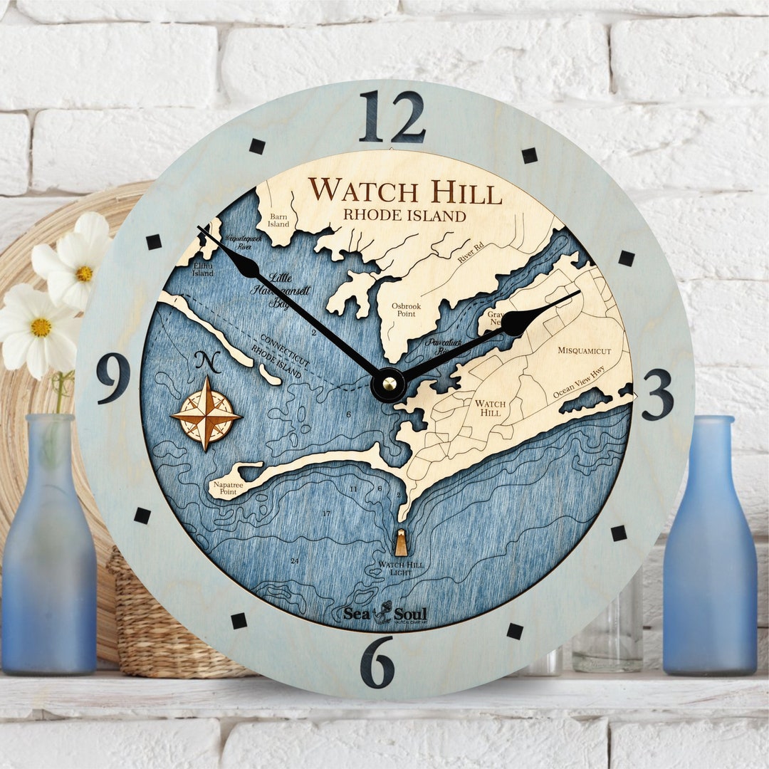 Rhode Island Wall Clocks, Newport Clock, Watch Hill Clock, Providence ...