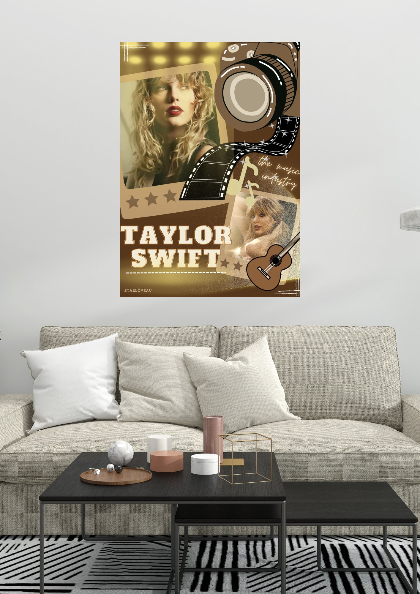 Taylor Swift Aesthetic Poster Wall Decor, Taylor Swift Art Print ...