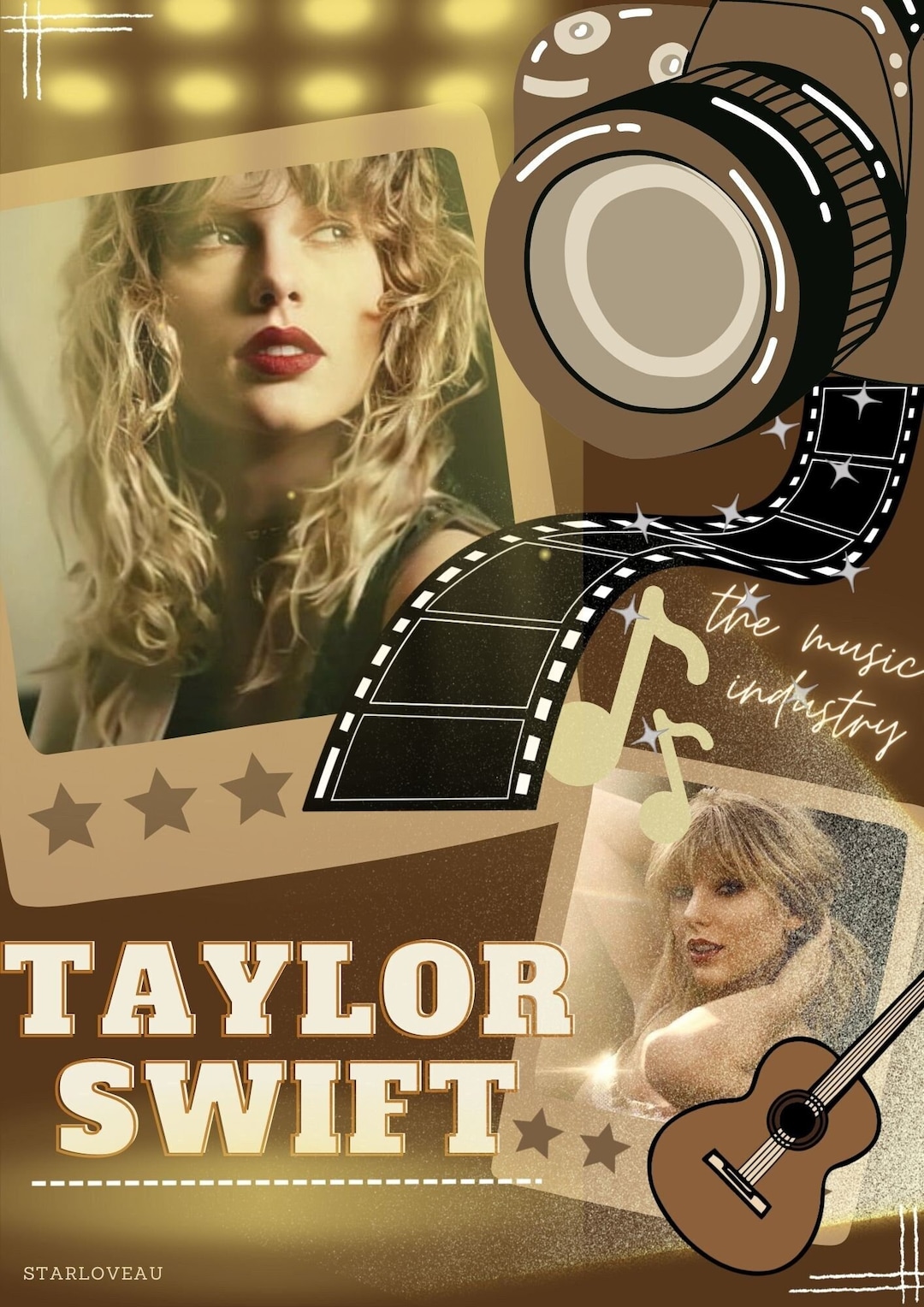 Taylor Swift Aesthetic Poster Wall Decor, Taylor Swift Art Print ...