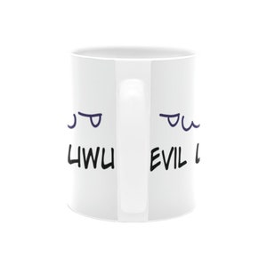 Uwu Emoji Mug, Funny Sayings, Quirky Ceramic White Coffee Cup - Etsy