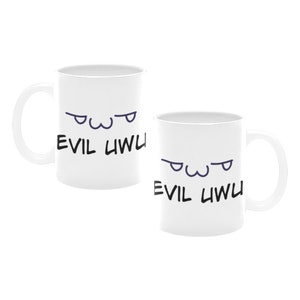 Uwu Emoji Mug, Funny Sayings, Quirky Ceramic White Coffee Cup - Etsy