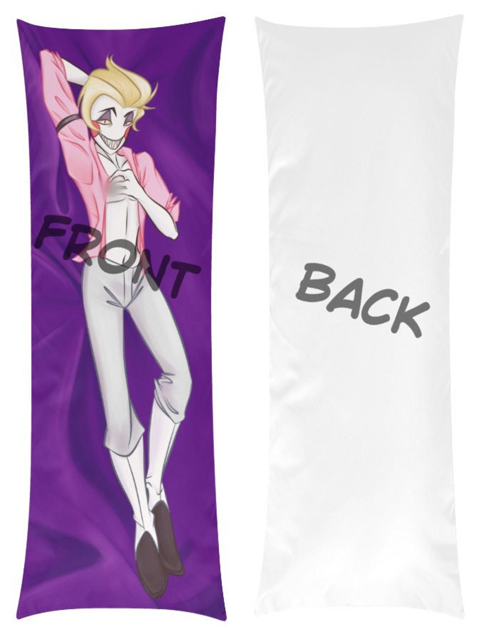 Hazbin Hotel Inspired Lucifer Morningstar Single Sided Body Pillowcase ...