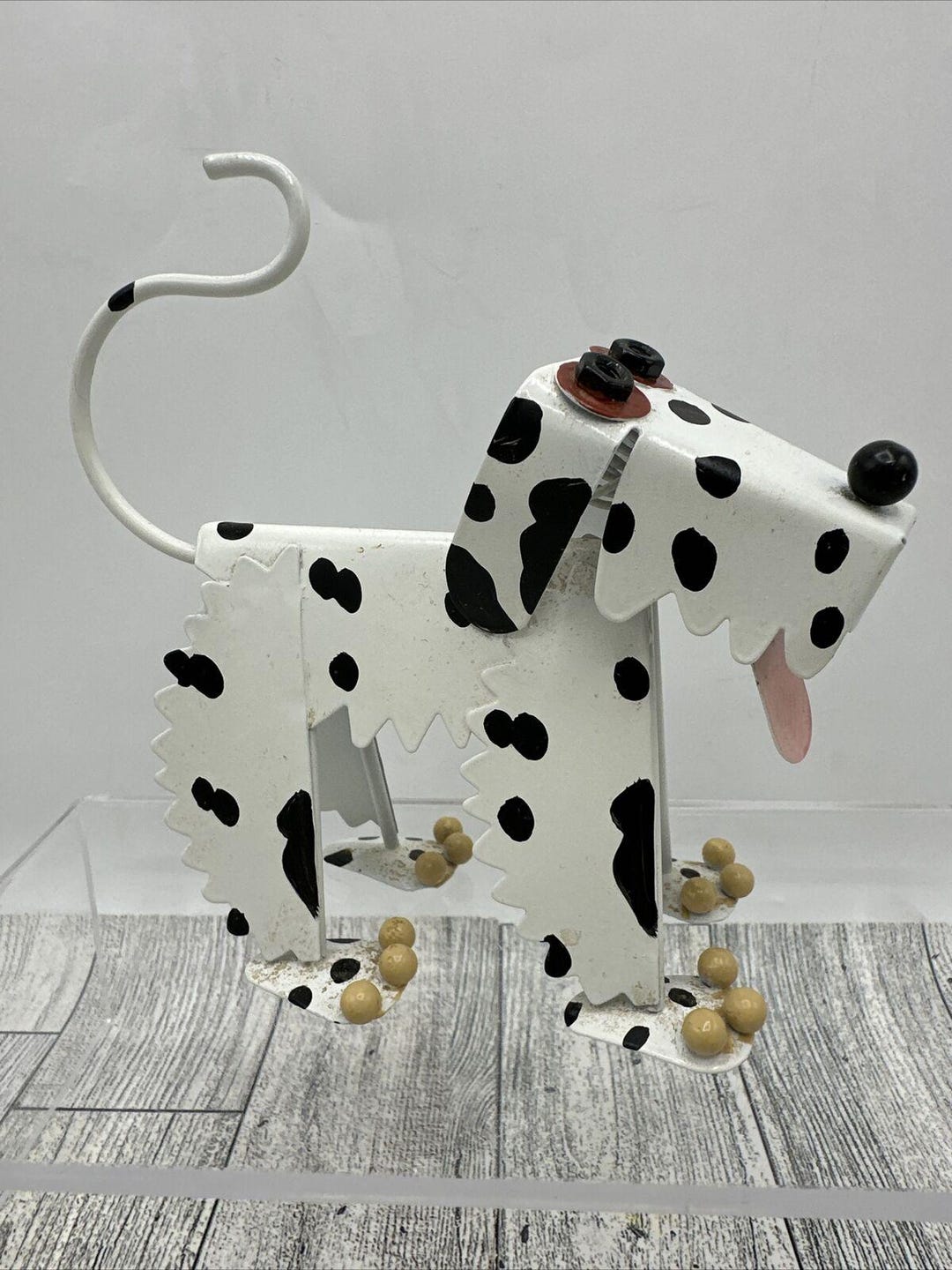 Metal Dalmatian Steampunk Figure Sculpture Dog 5 Inch Vintage ...