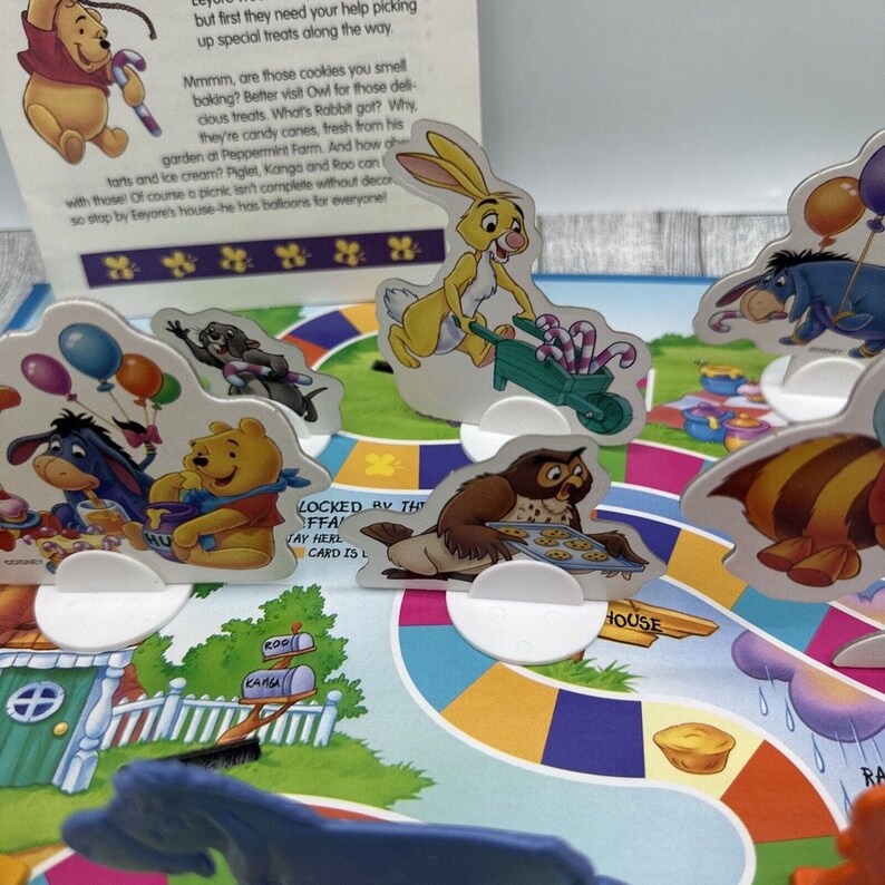 Candyland Winnie the Pooh 100 Acre Wood Picnic Edition Board Game ...