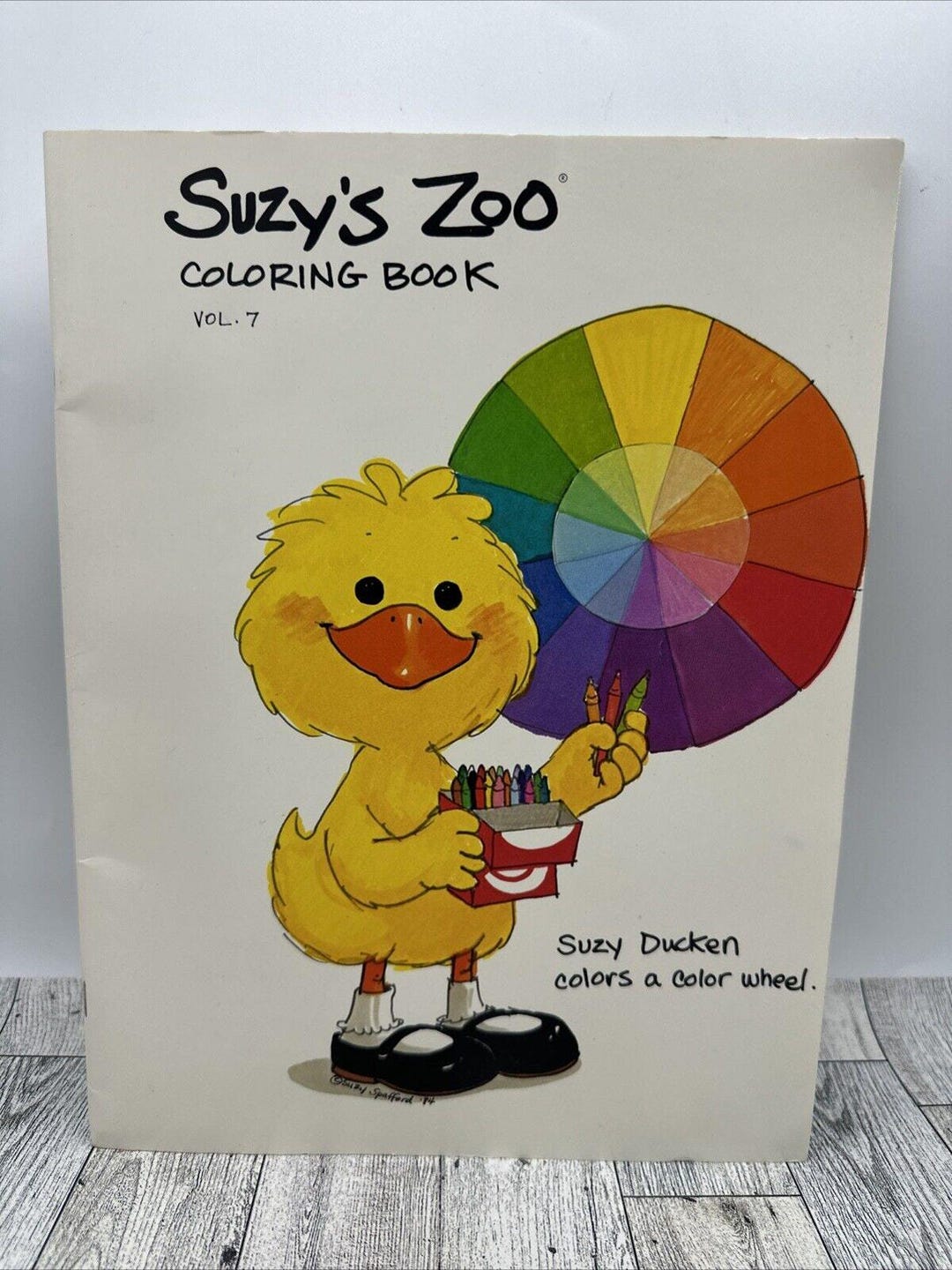 Suzy's Zoo Coloring Book Vol. 7 Suzy Duken Colors a Color Wheel Vintage ...