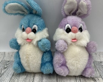 Vintage Stuffed Toy Bunny Rabbits - Etsy