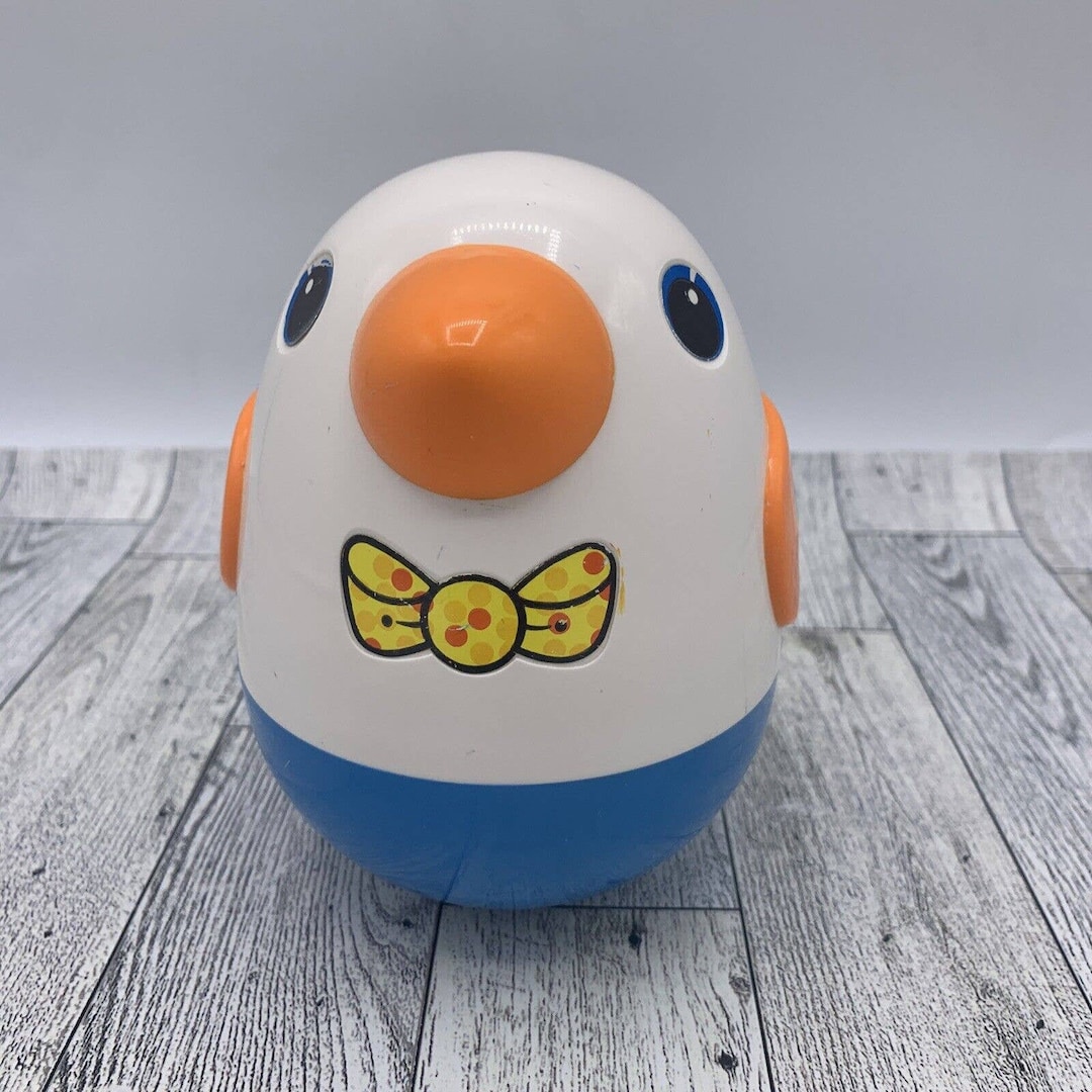 Vintage PLAYSKOOL Weeble Wobble Roly Poly Chime Bird Baby Toy - Etsy