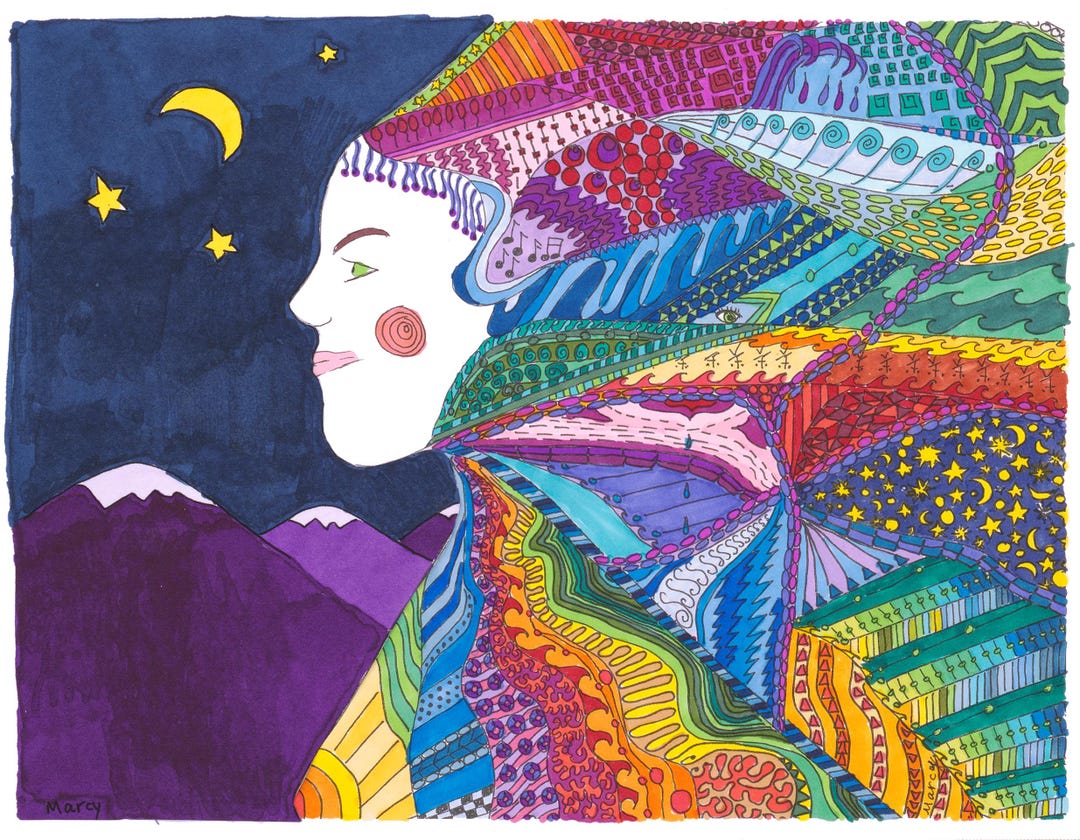 Return of the Goddess - Giclee Print of Original Art - Etsy