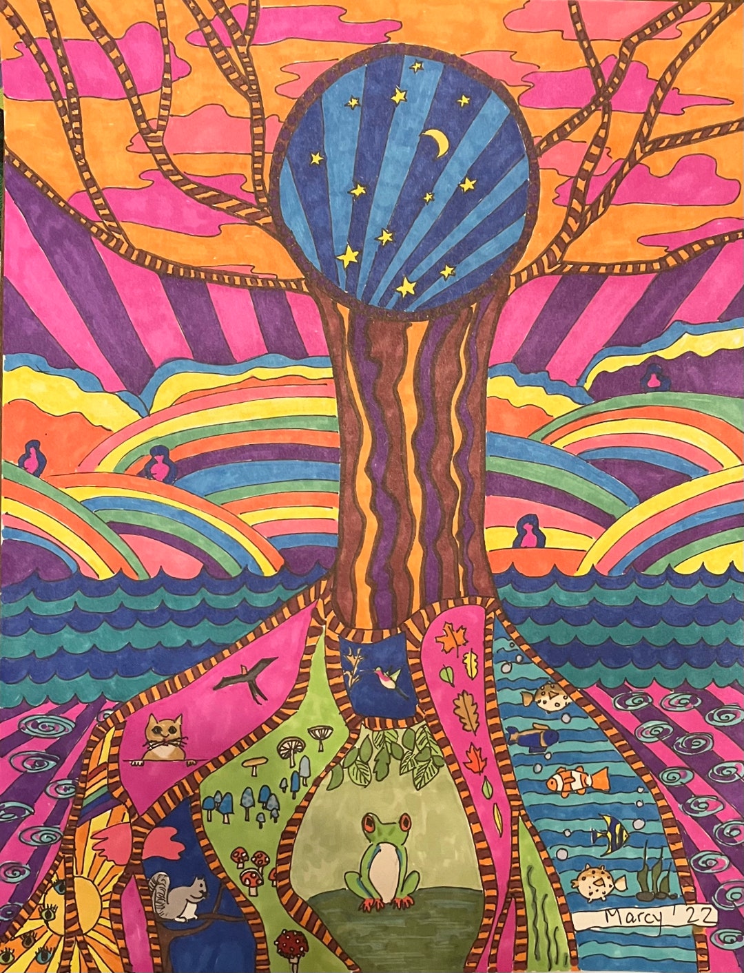 Tree of Life - Print From Original Art - Etsy