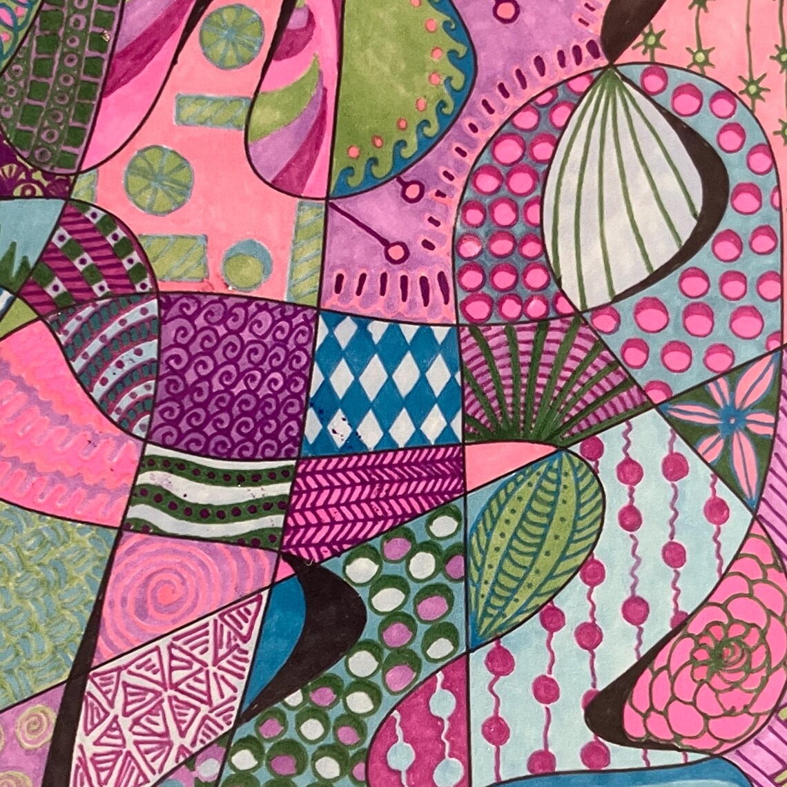 Pretty in Pink- Print of Original Art - Etsy