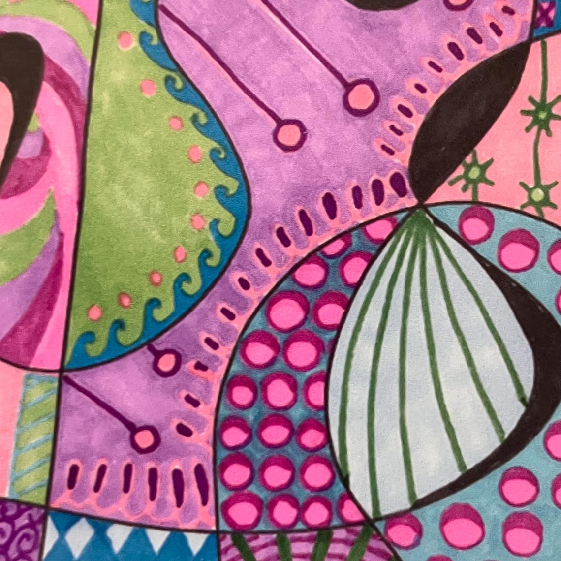 Pretty in Pink- Print of Original Art - Etsy