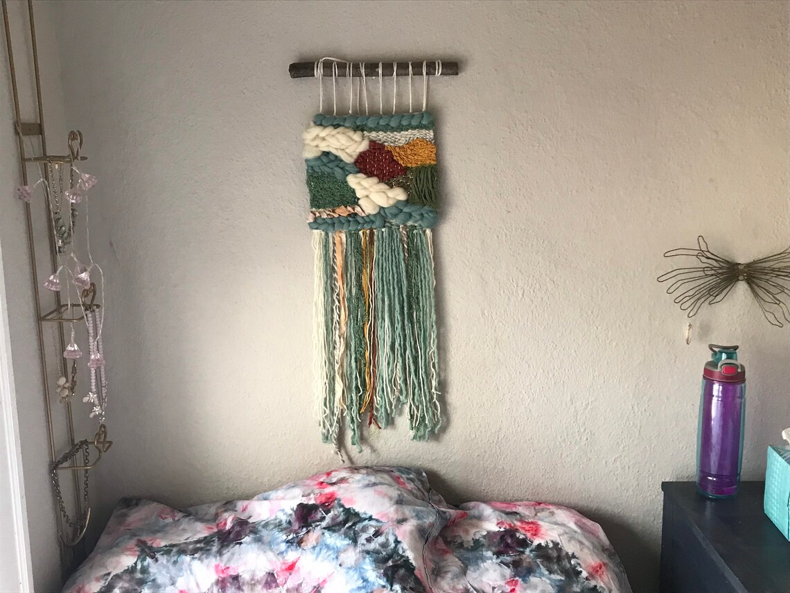 Woven Wall Hanging/tapestry/handwoven Wall Decor/fiber Art - Etsy