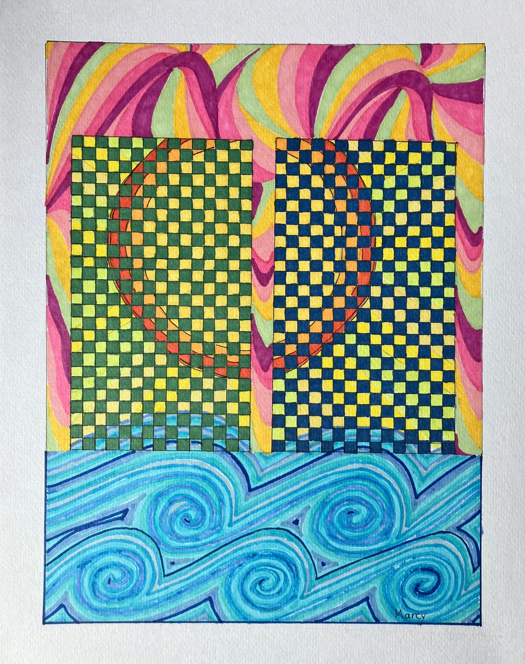 Distortion - Print From Original Art - Etsy