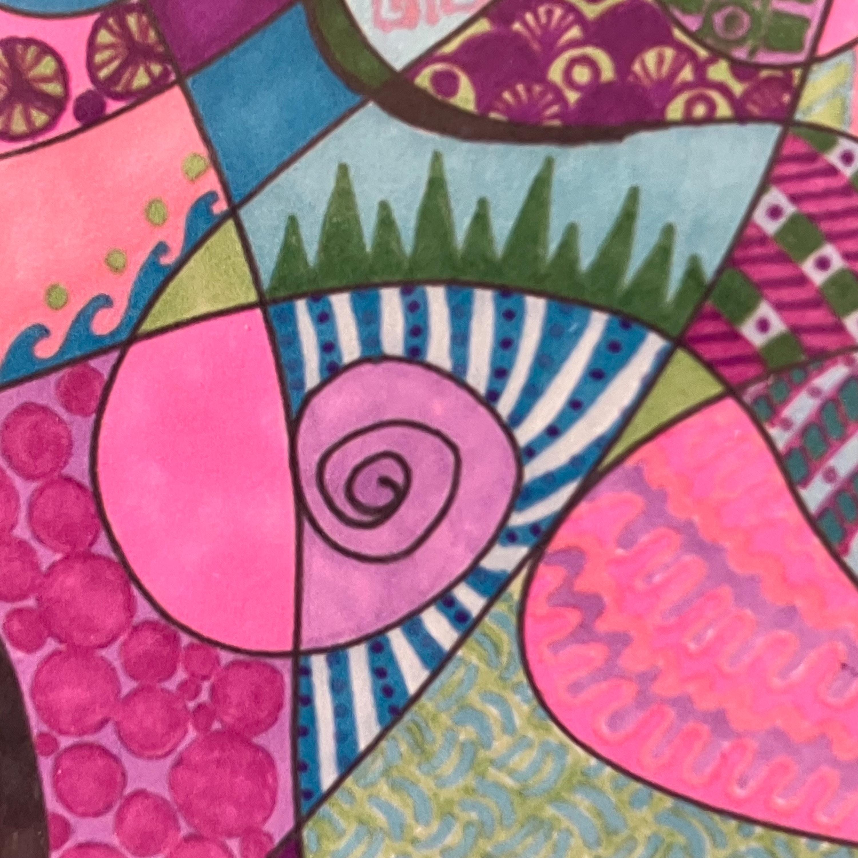 Pretty in Pink- Print of Original Art - Etsy