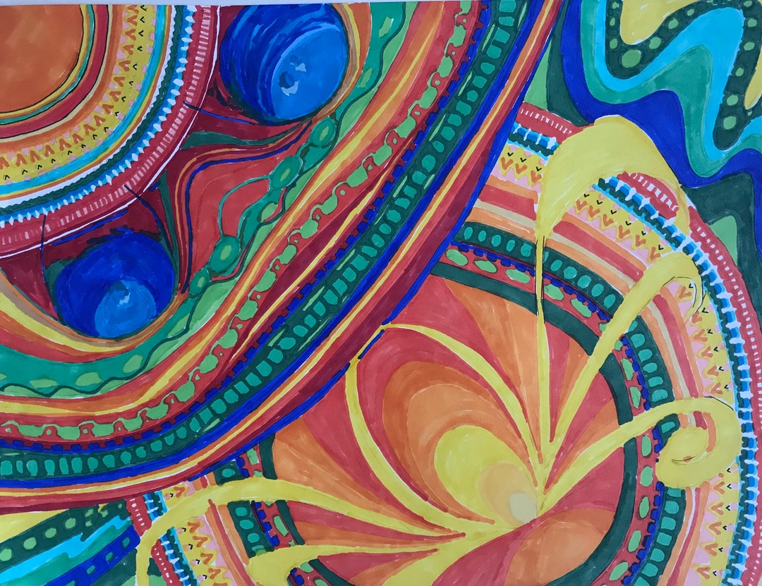 Psychedelic Dreams - Print of Original Art - Etsy