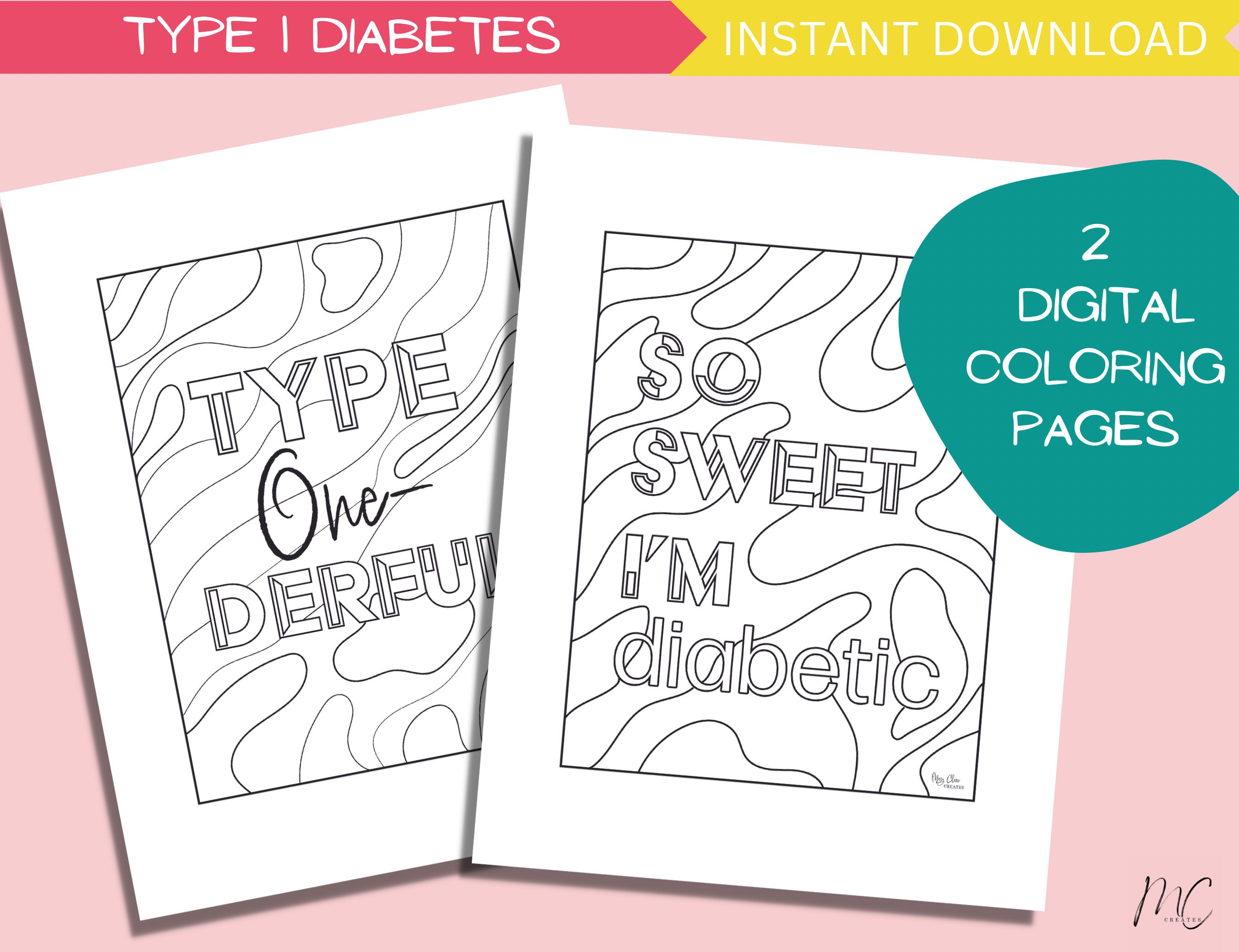 Type 1 Diabetes Coloring Pages