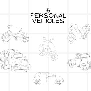 Transportation Clipart Bundle, Boats Trains Aircraft Vehicle Travel ...