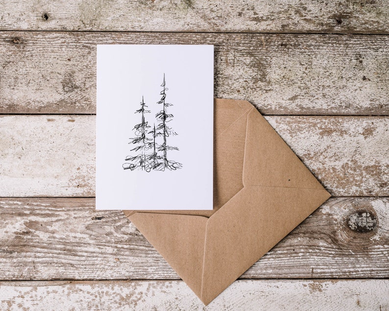 Pine Tree Scribble Sketch Clipart, Hand-drawn Forest Transparent PNG ...