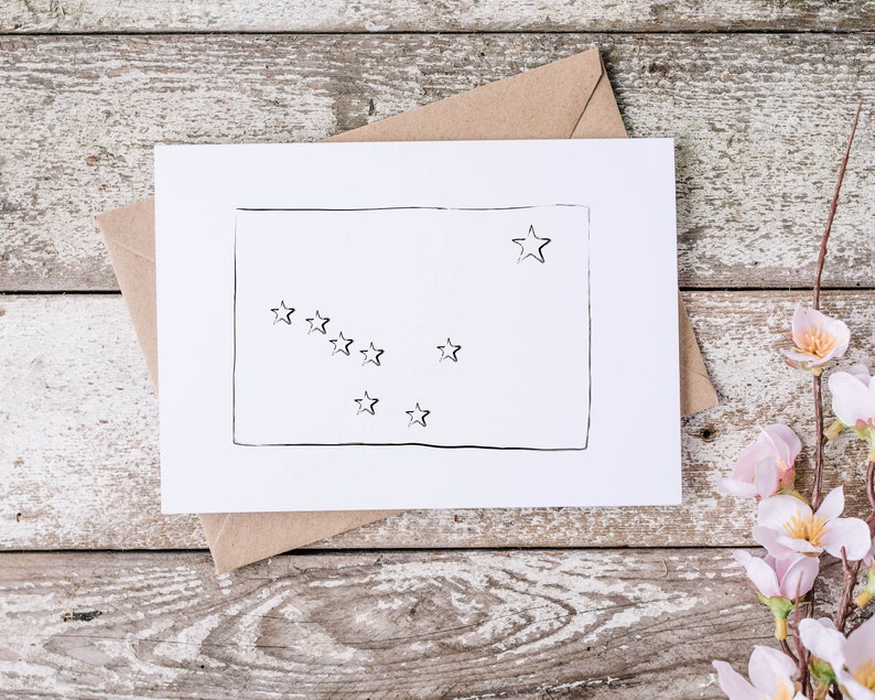 Alaska Clipart Bundle Alaskan Travel Clip Art Designs Simple Hand Drawn ...