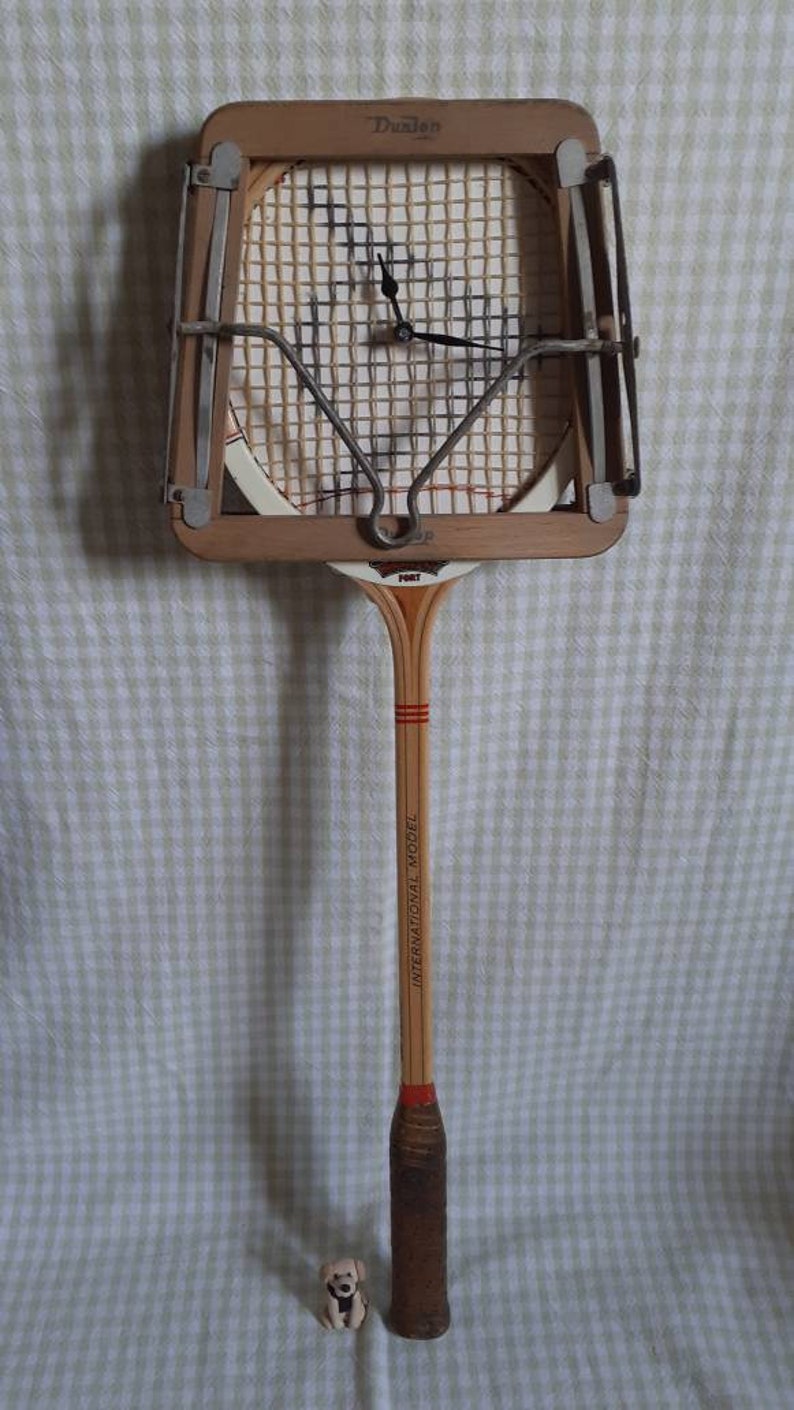 Vintage Dunlop Maxply Squash Raquet Clock - Etsy UK