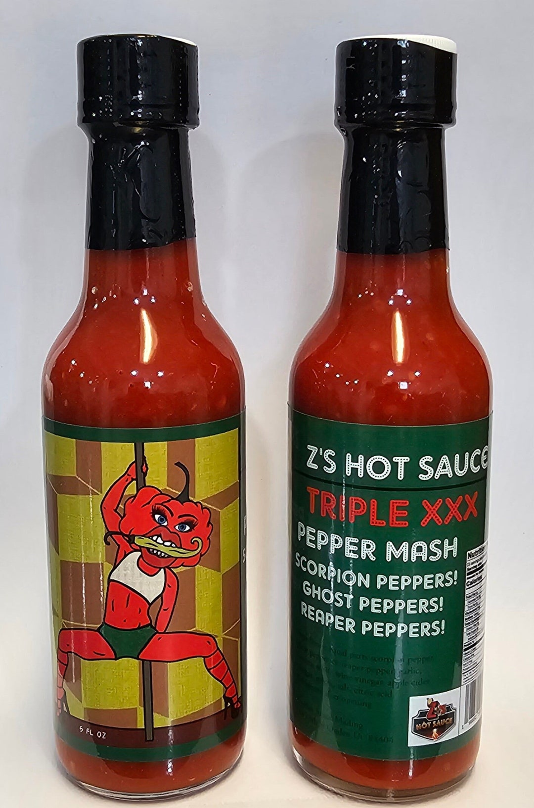 Extreme Pepper Mash Hot Sauce: Reaper, Scorpion, Ghost - No Water - Etsy