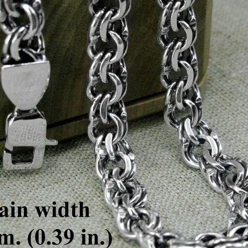 Men's Thick Heavy Sterling Silver Chain Necklace for Him/ | Etsy
