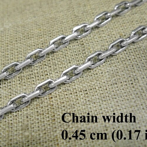 Men's Thick Heavy Sterling Silver Chain Necklace for Him/ | Etsy